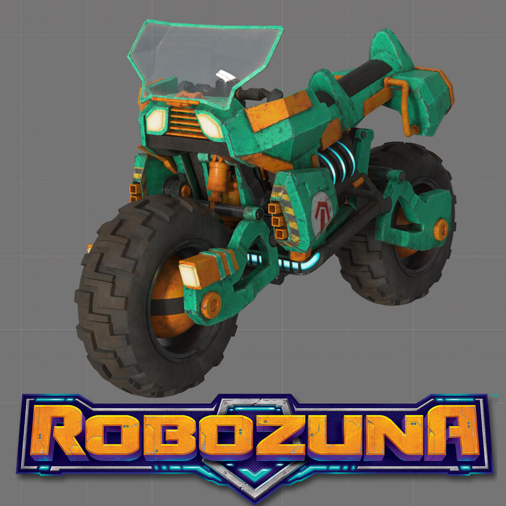 ArtStation - ROBOZUNA - Vehicule - Scrambler