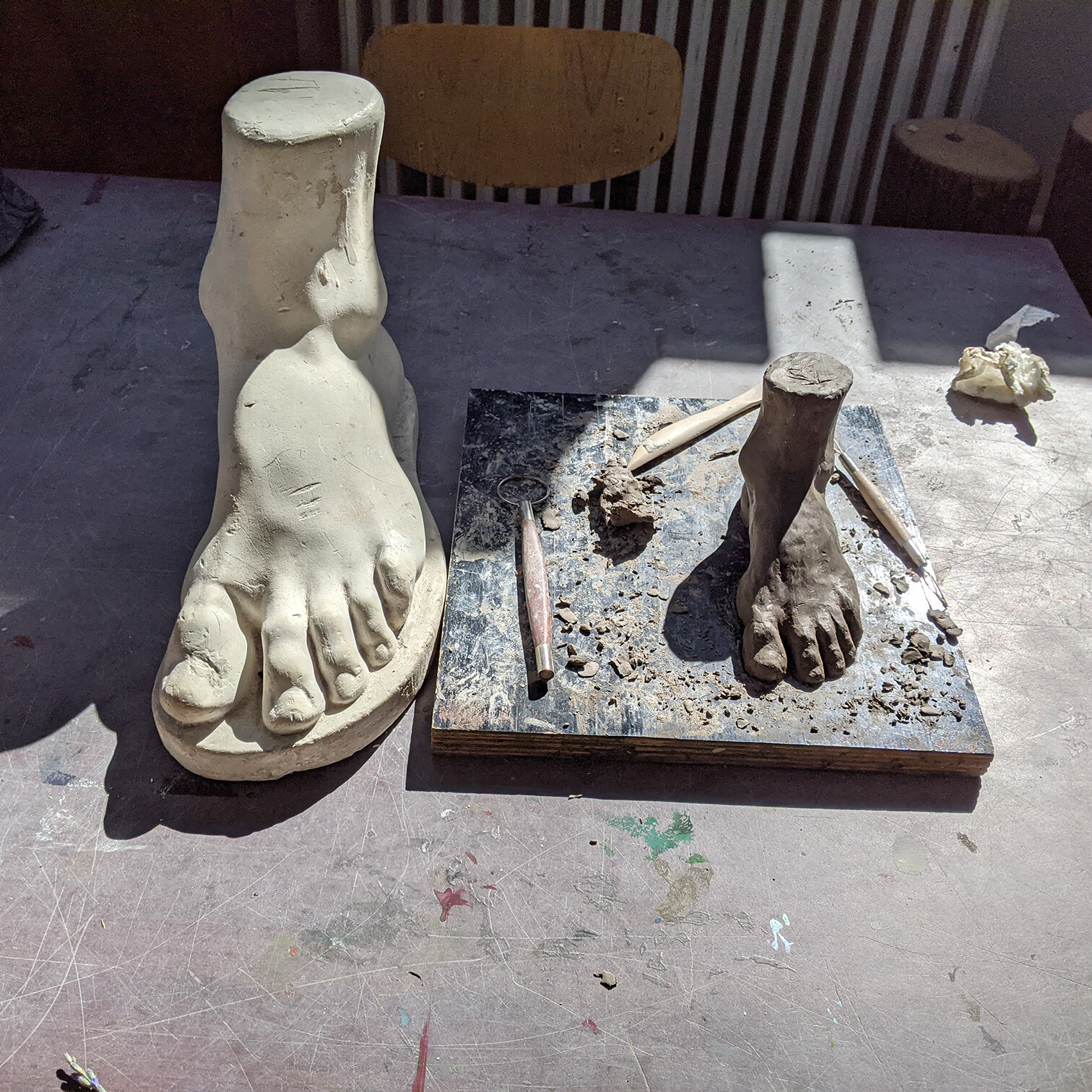 ArtStation - clay study: foot