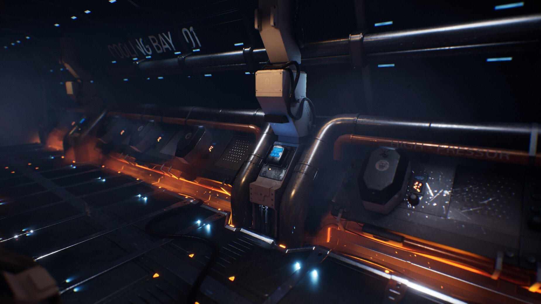 ArtStation - Sci-fi corridor module