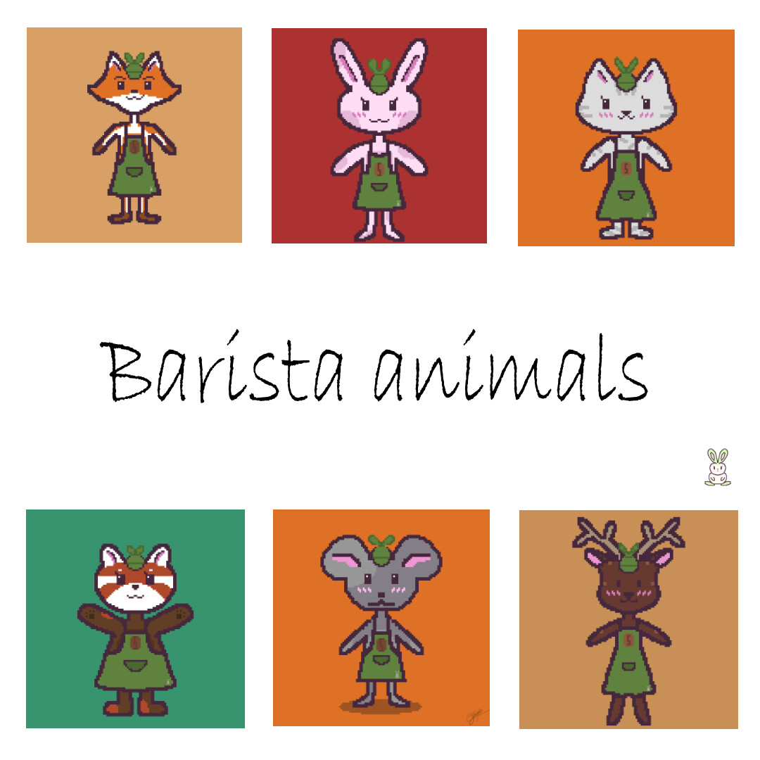 ArtStation - Barista animals p1