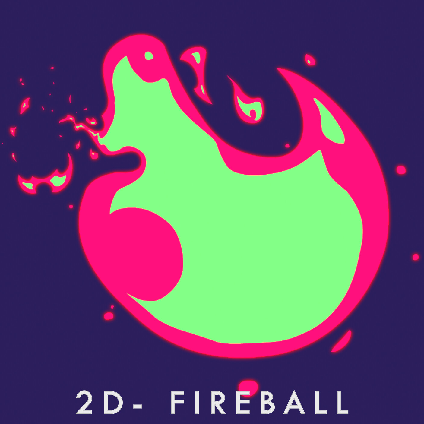 ArtStation - 2D - Fireball