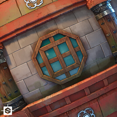 ArtStation - Stylized Texture Exploration : Castle Wall