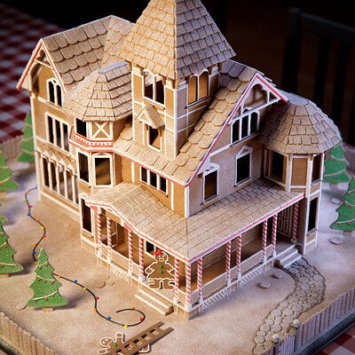 ArtStation - Gingerbread House