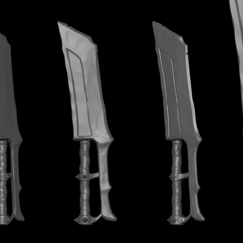 ArtStation - Orc sword practice work (wip)