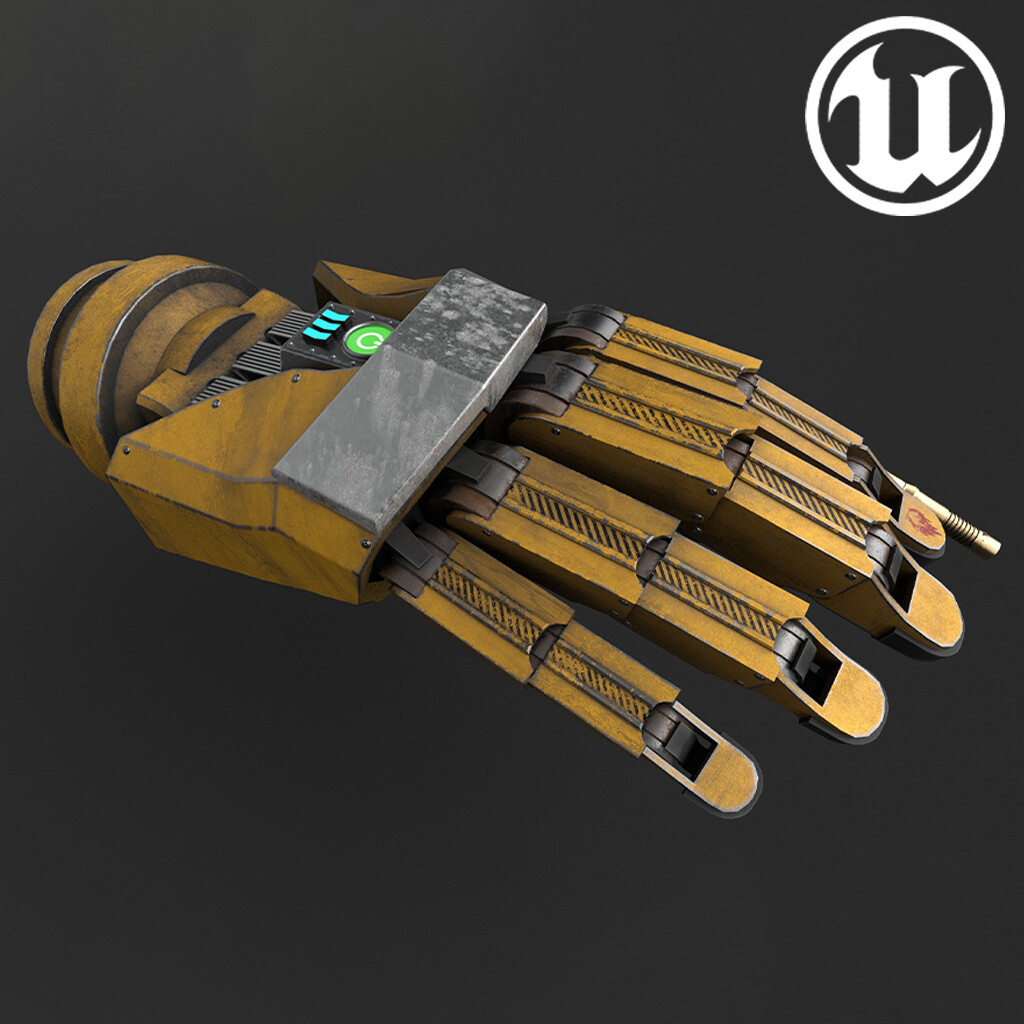 ArtStation - Custom VR Robotic Hands