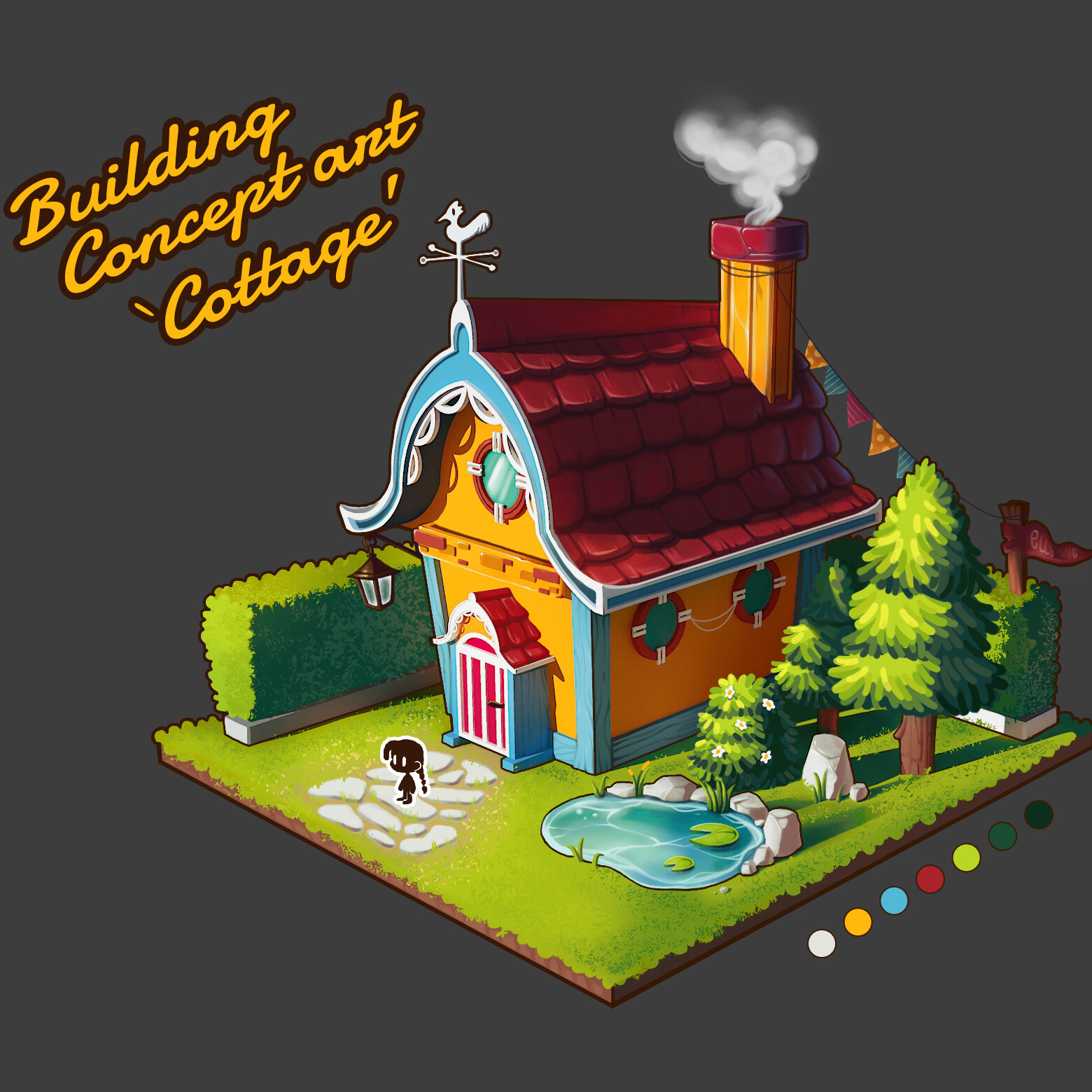 ArtStation - Building Concept art - Cottage