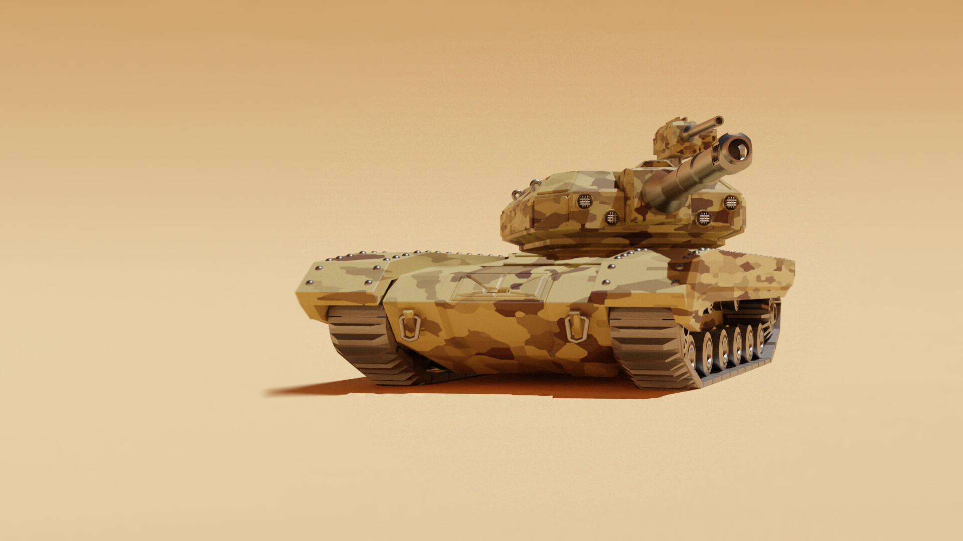 ArtStation - Desert Tanks