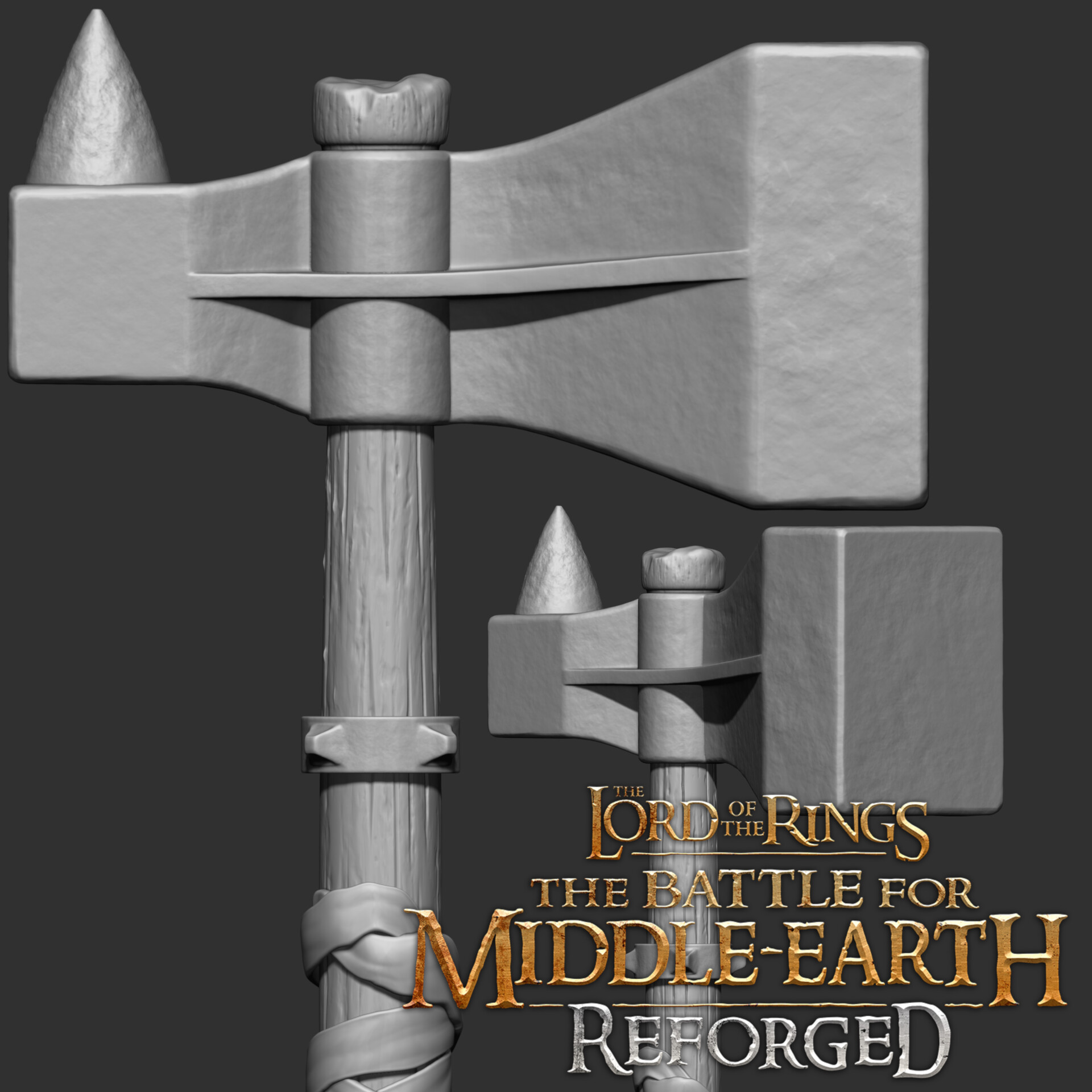 ArtStation - BFME: Reforged - Troll Hammer