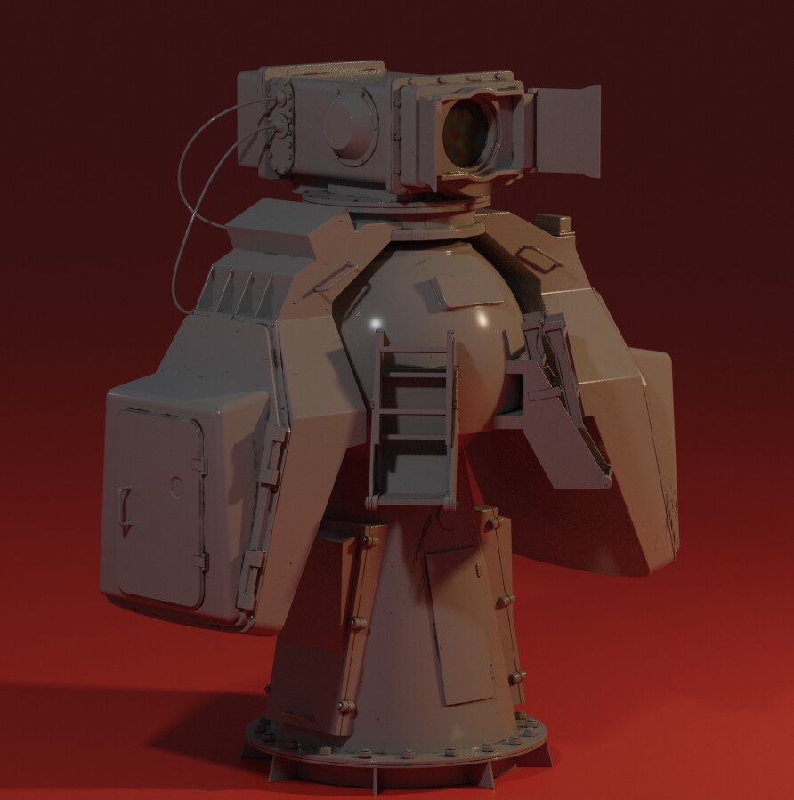 ArtStation - Soviet TV Camera Tin Man