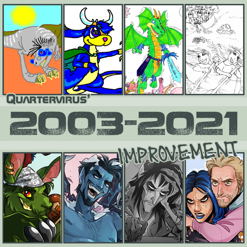 ArtStation - Art Improvement Meme: 2003 - 2021