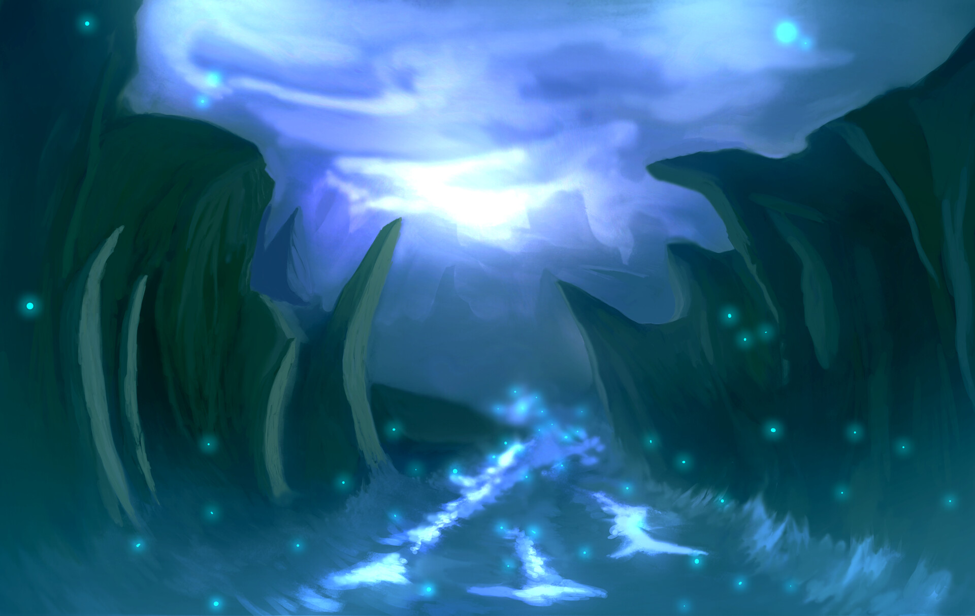 ArtStation - Firefly river