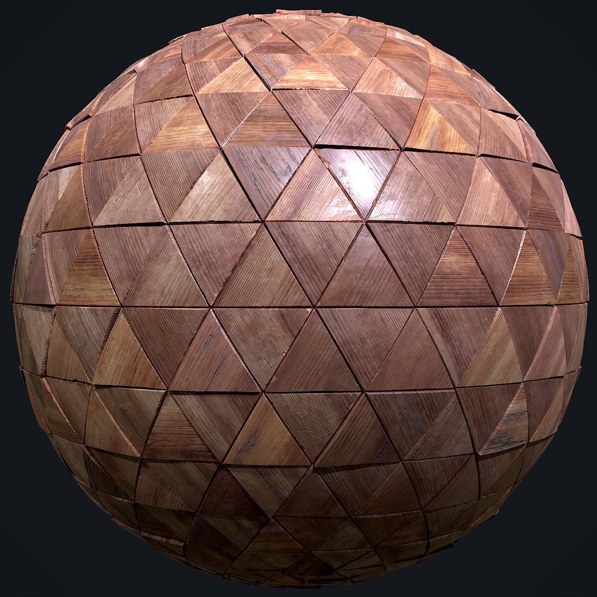 ArtStation - Wooden Triangle Tiles
