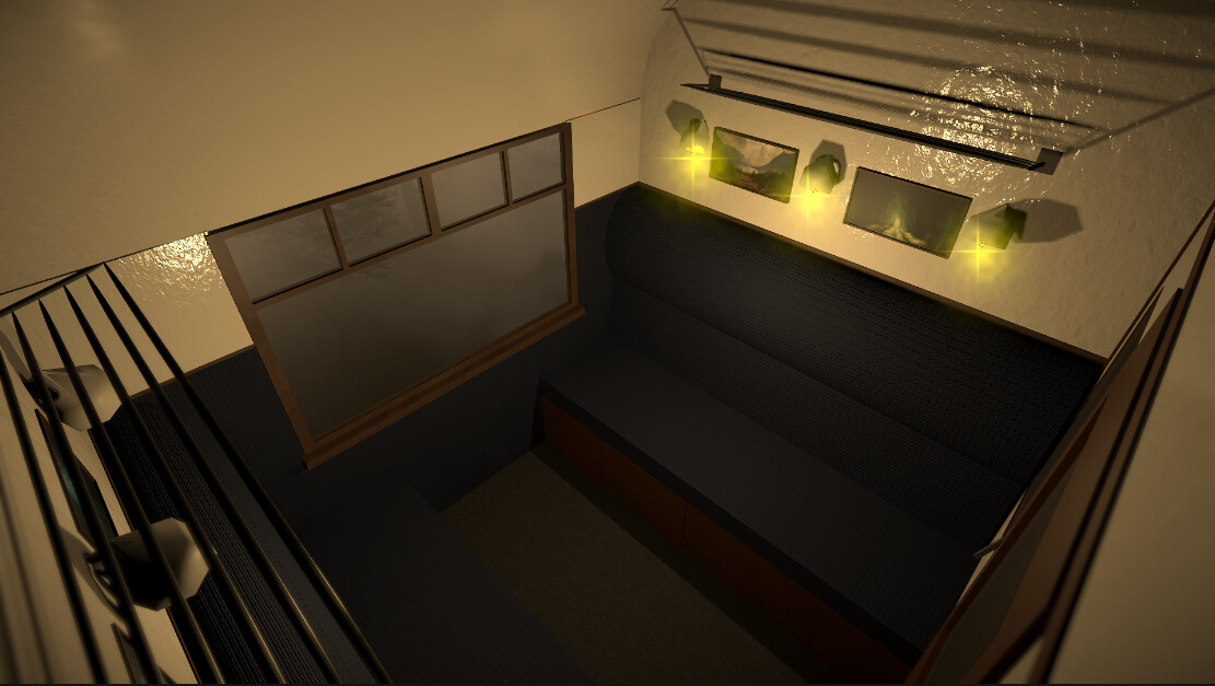 ArtStation - Inside a Train level design Unity