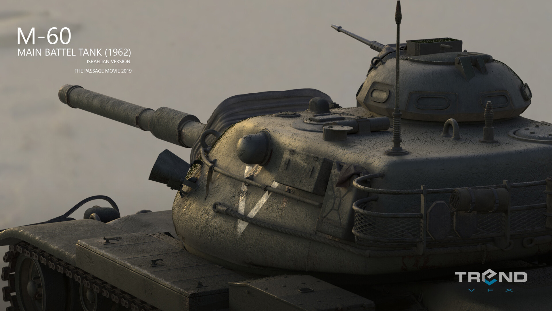 ArtStation - m60 Tank ( Israeli VERSION )