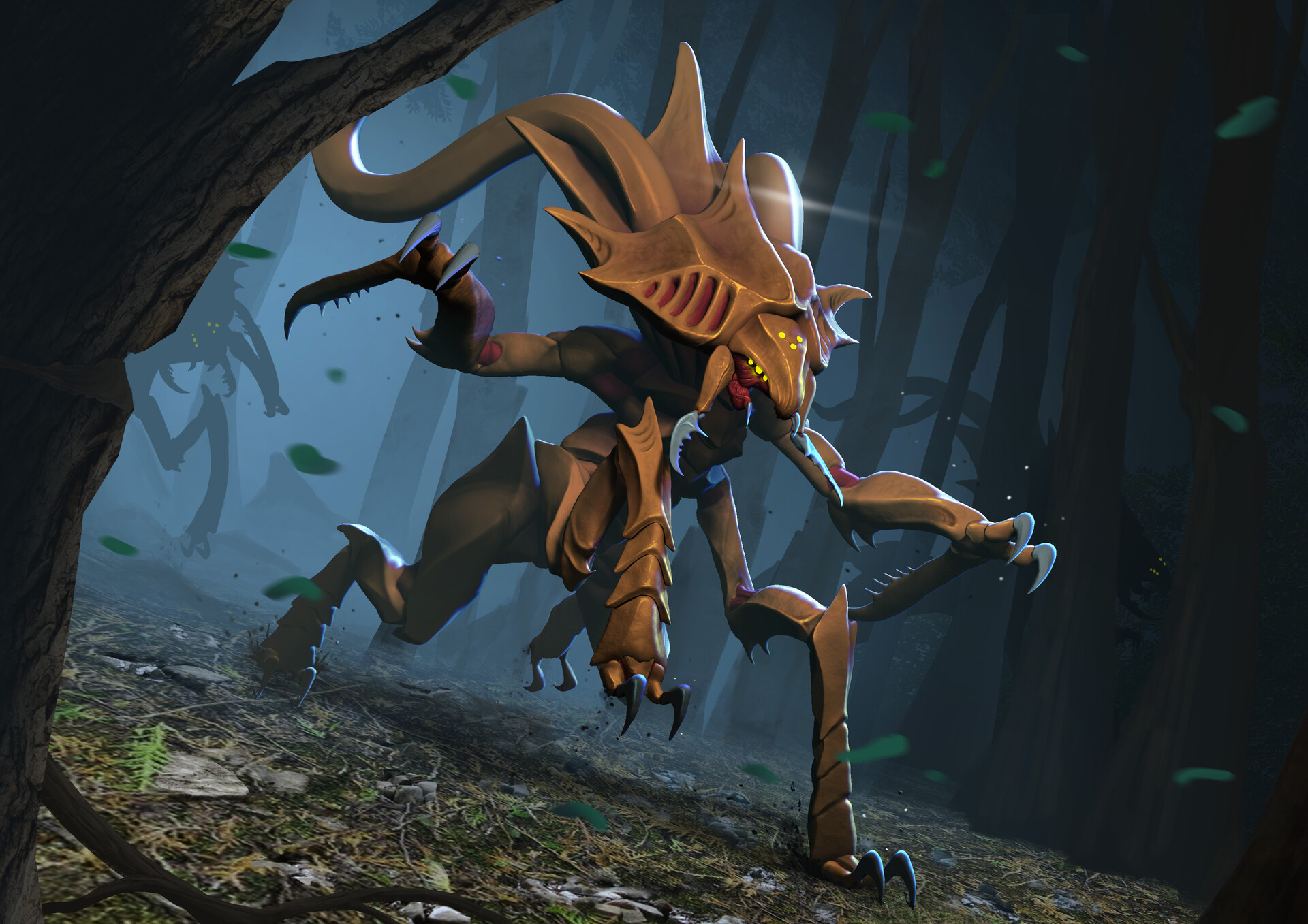 ArtStation - Insectoid Monster