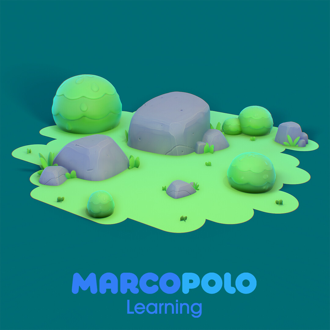 ArtStation - World School - Adventure Map: Forest Assets