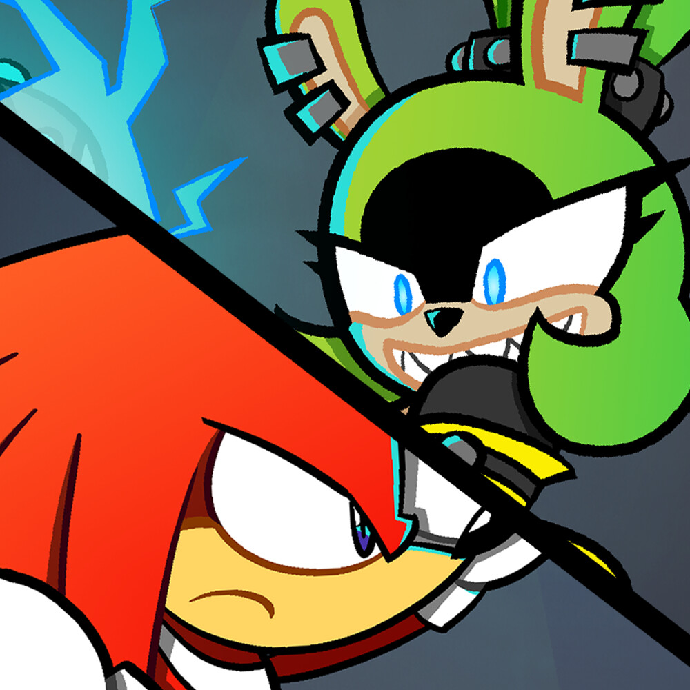 ArtStation - Surge vs Knuckles
