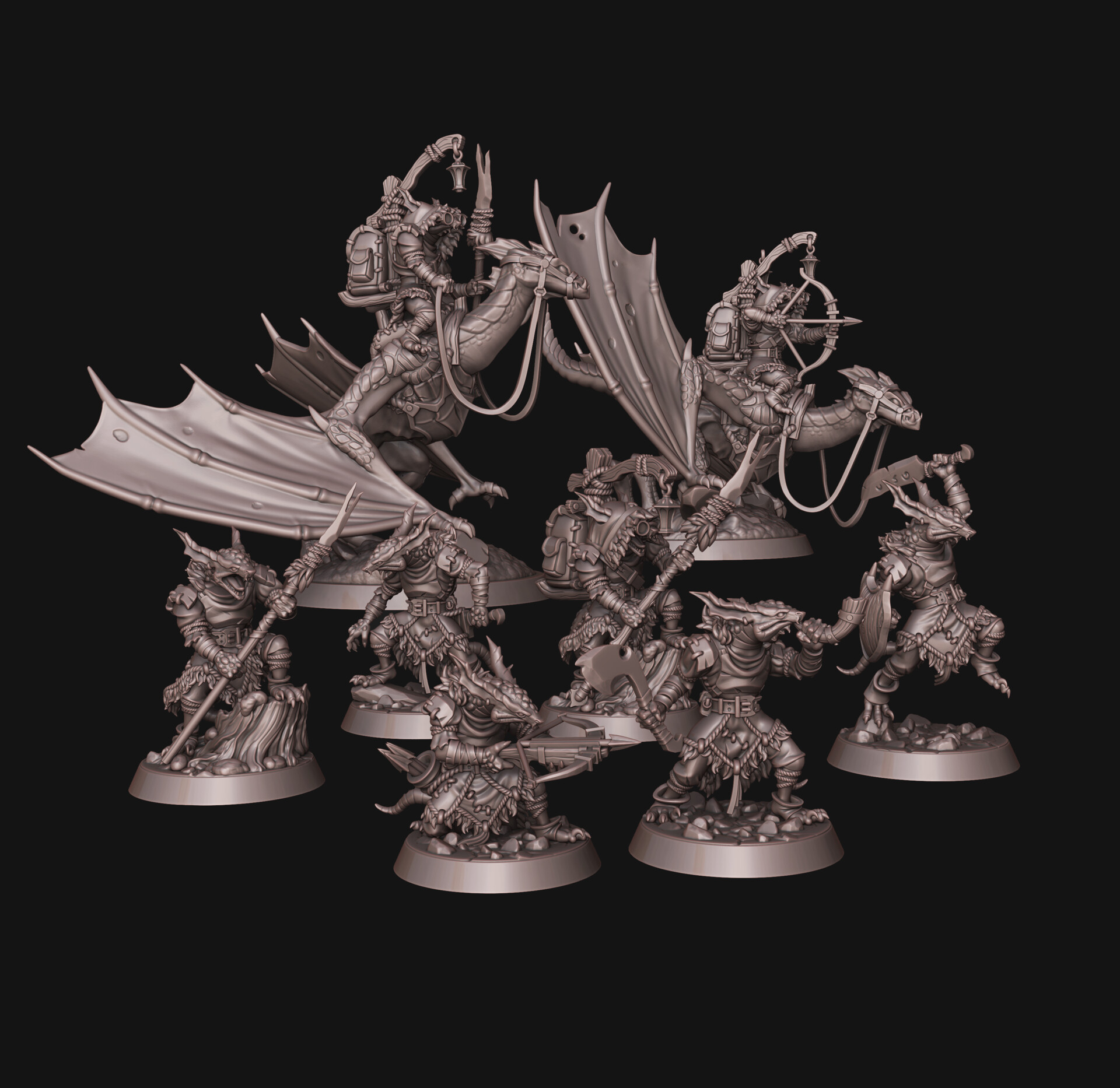 ArtStation - Ice kobolds