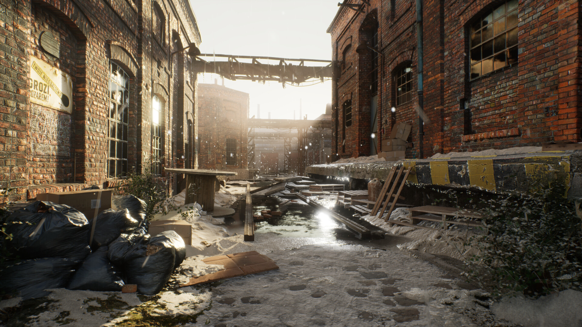 ArtStation - Snowy day environment integration and re-lighting of ...