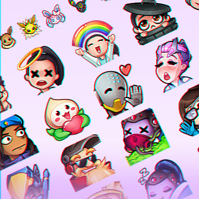 ArtStation - Twitch Emotes