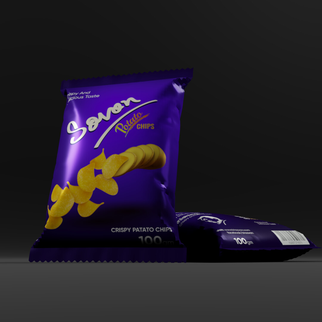 ArtStation - Chips Packet 3D Modeling