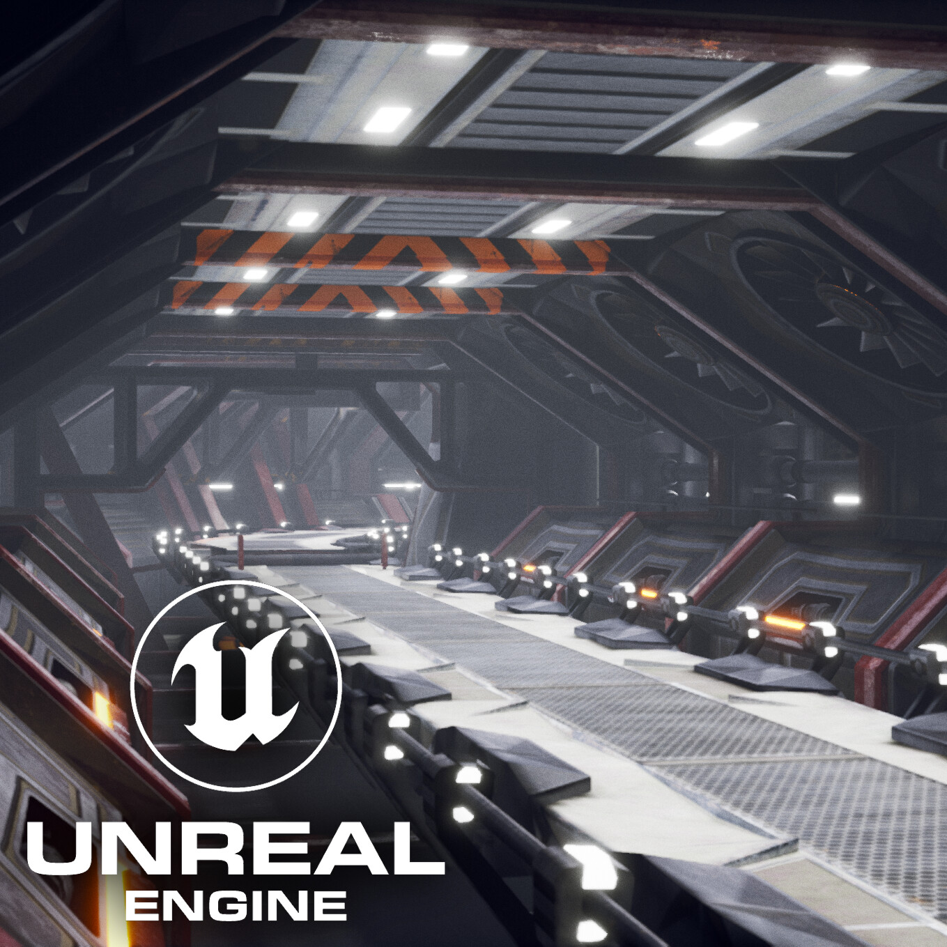 ArtStation - Sci-fi Game ship