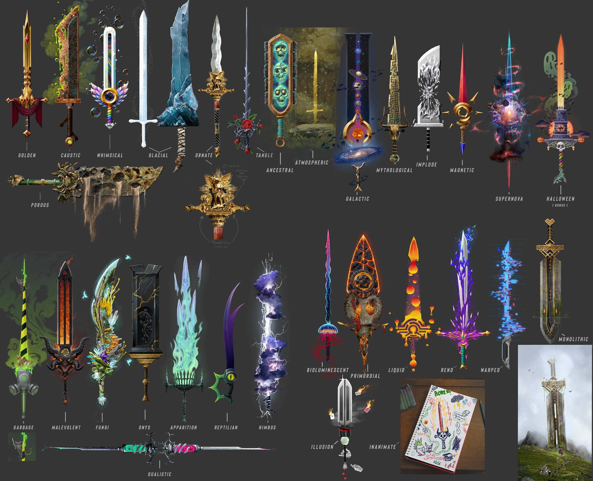 ArtStation - Swordtember 2021