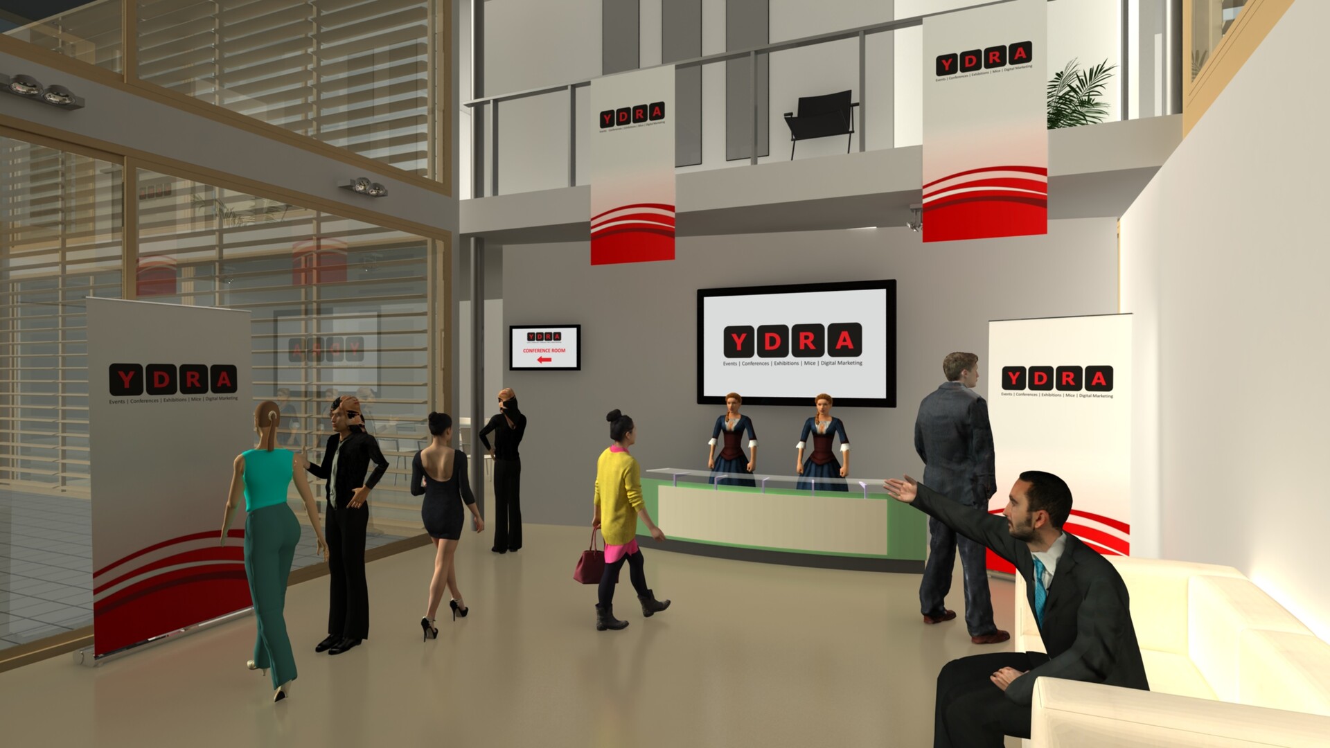 ArtStation - Event Registration Lobby