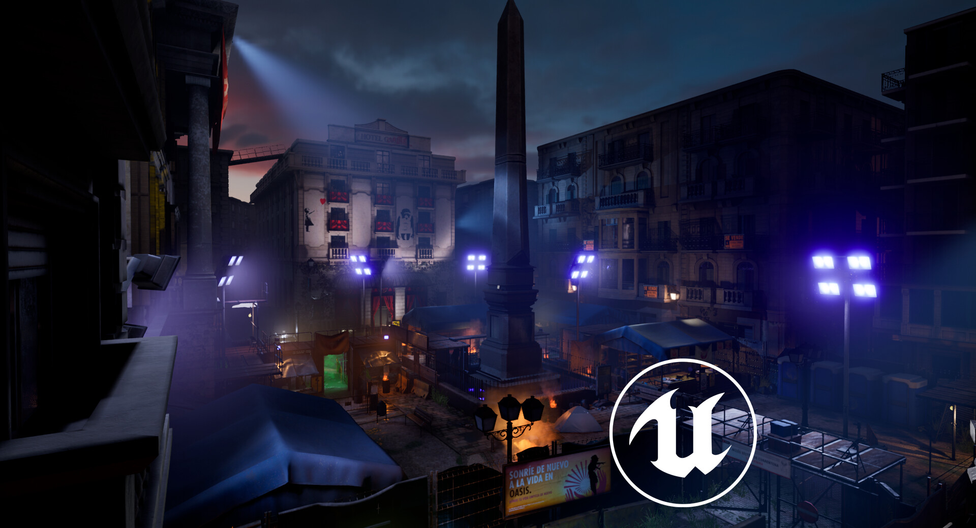 ArtStation - Post-Apocalyptic Camp - Oasis