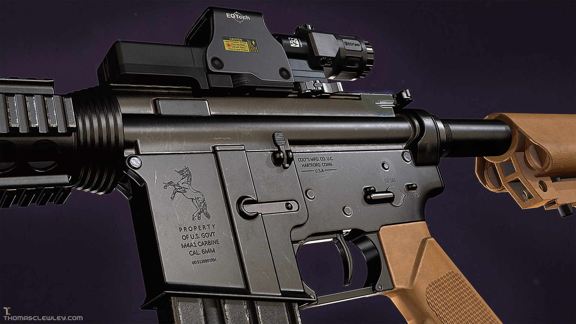 ArtStation - M4 Rifle - SopMod Variant