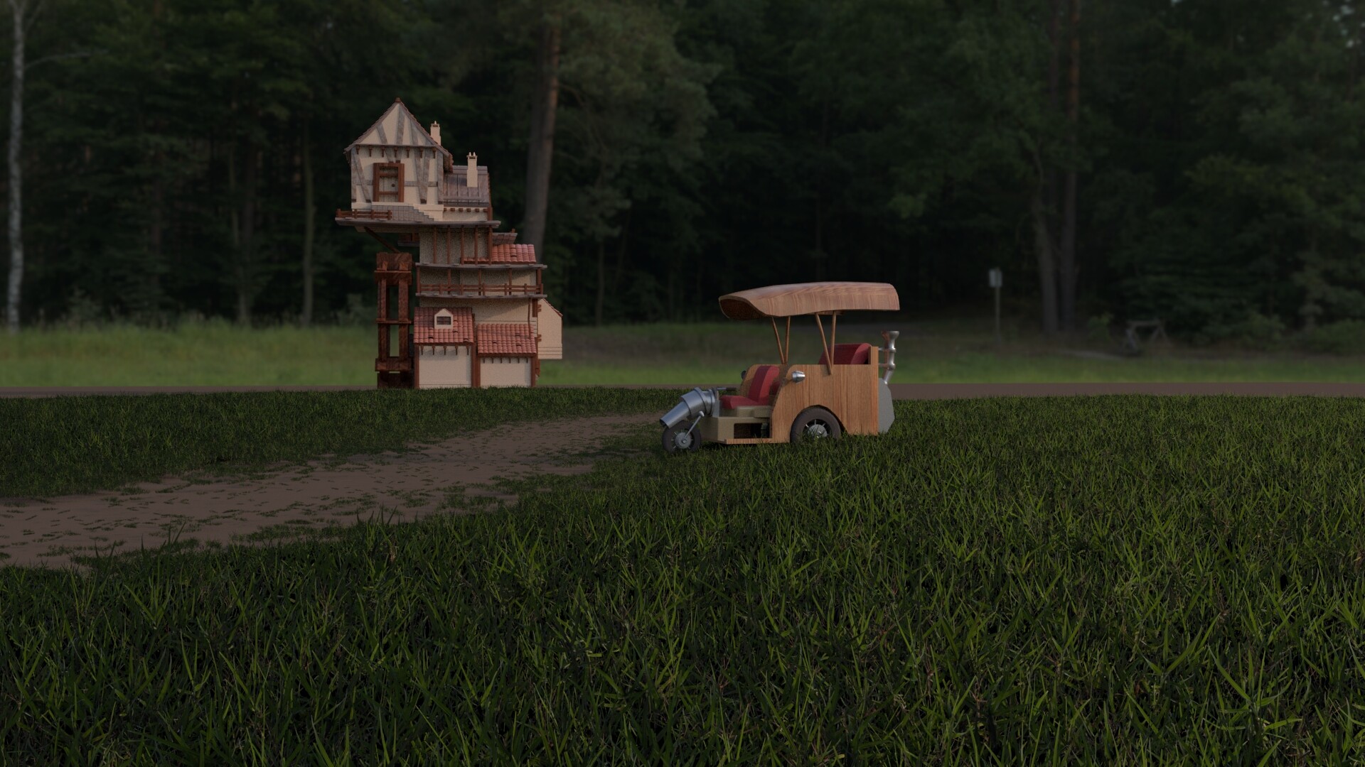 ArtStation - Flying Car Animation