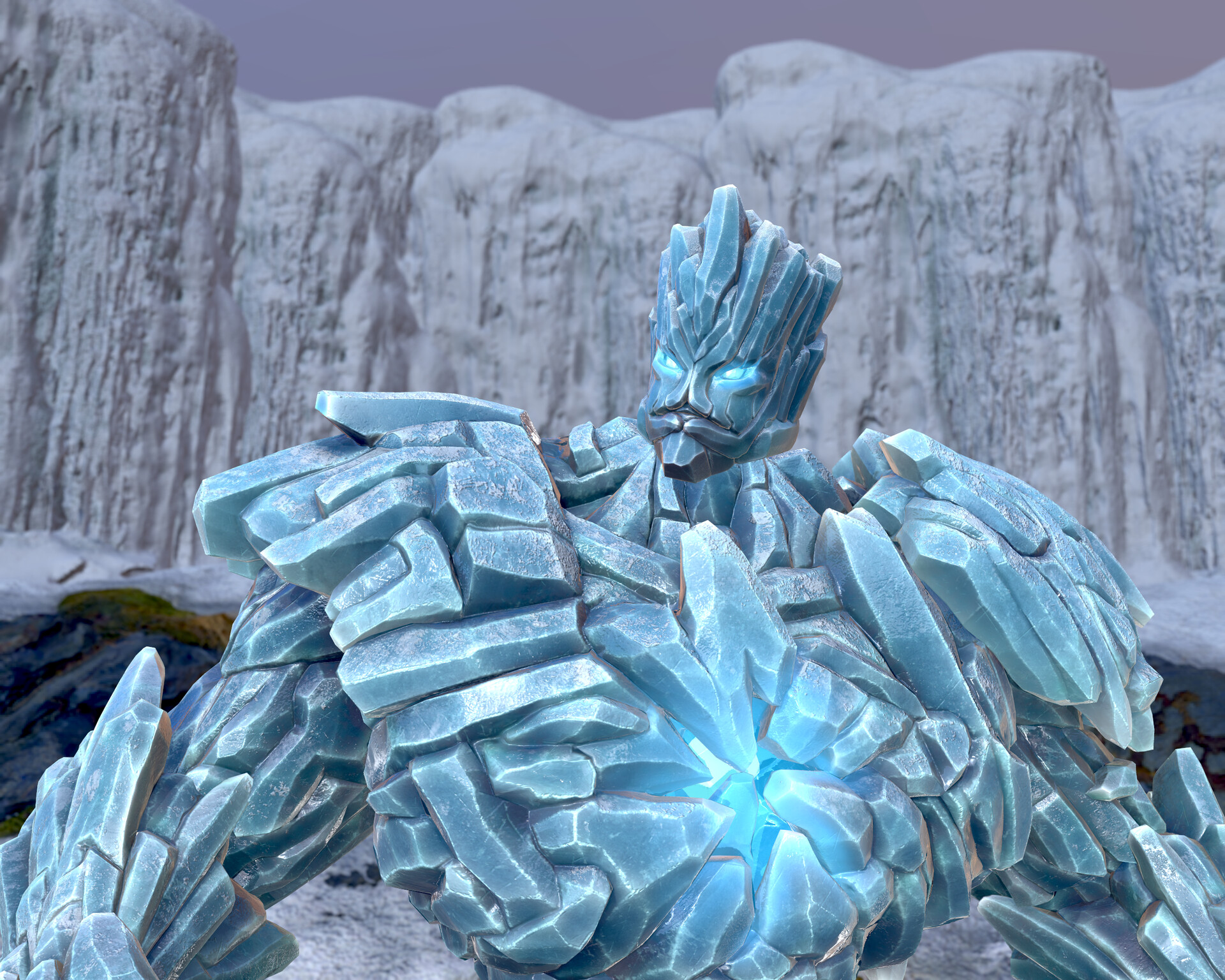 ArtStation - Ice Monster