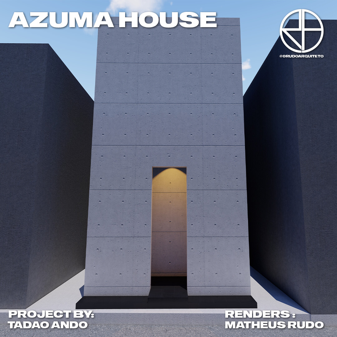 ArtStation - Azuma house - Tadao Ando