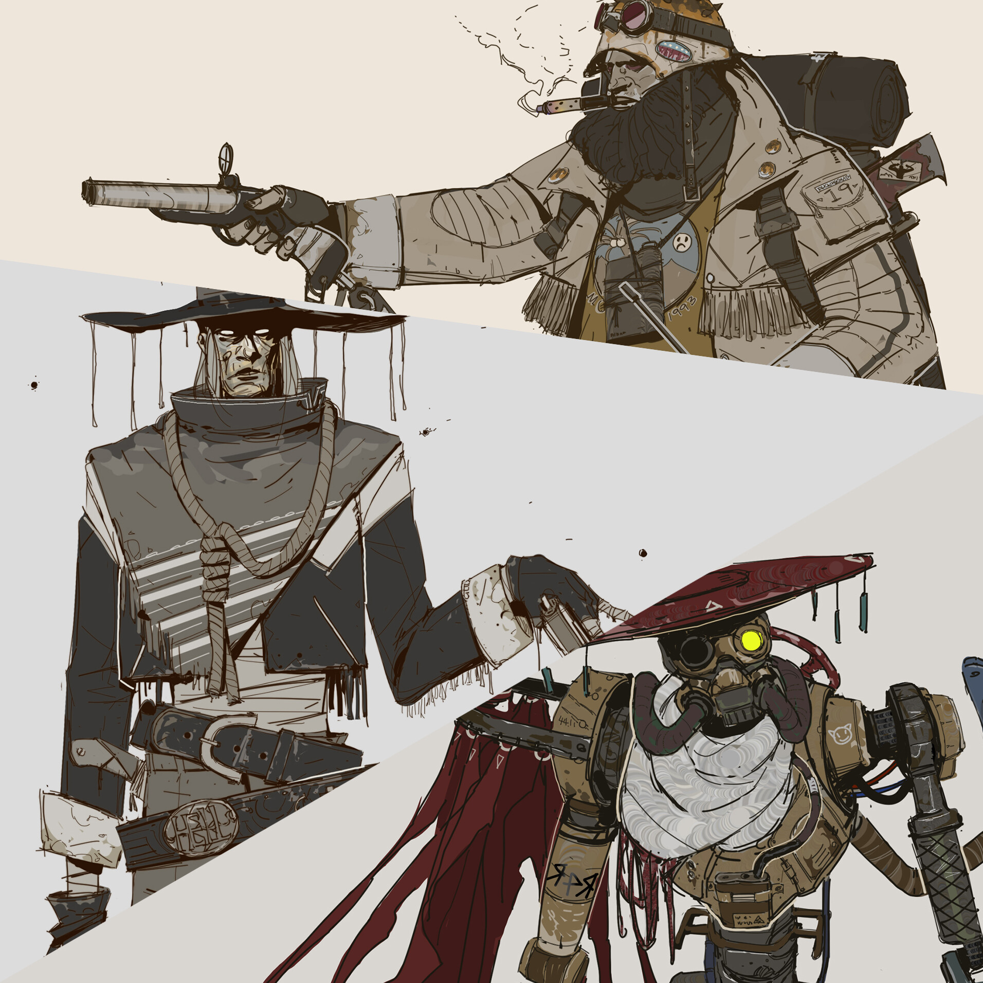 ArtStation - WEARY PEOPLE