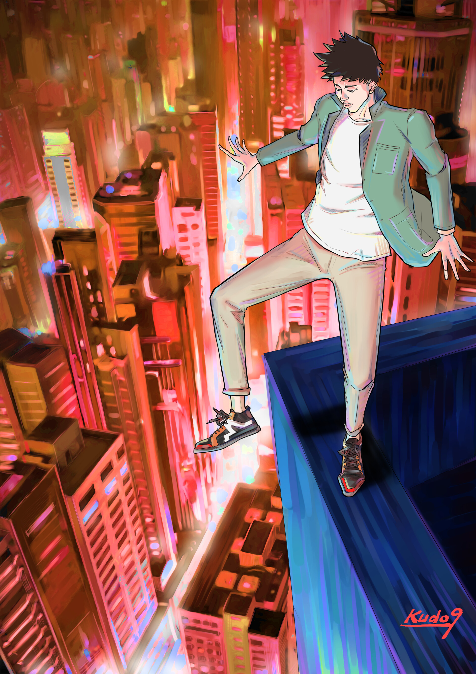 ArtStation - risky choice. fly or fall.