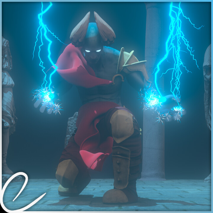 ArtStation - Lightning God Awakening | October 2021