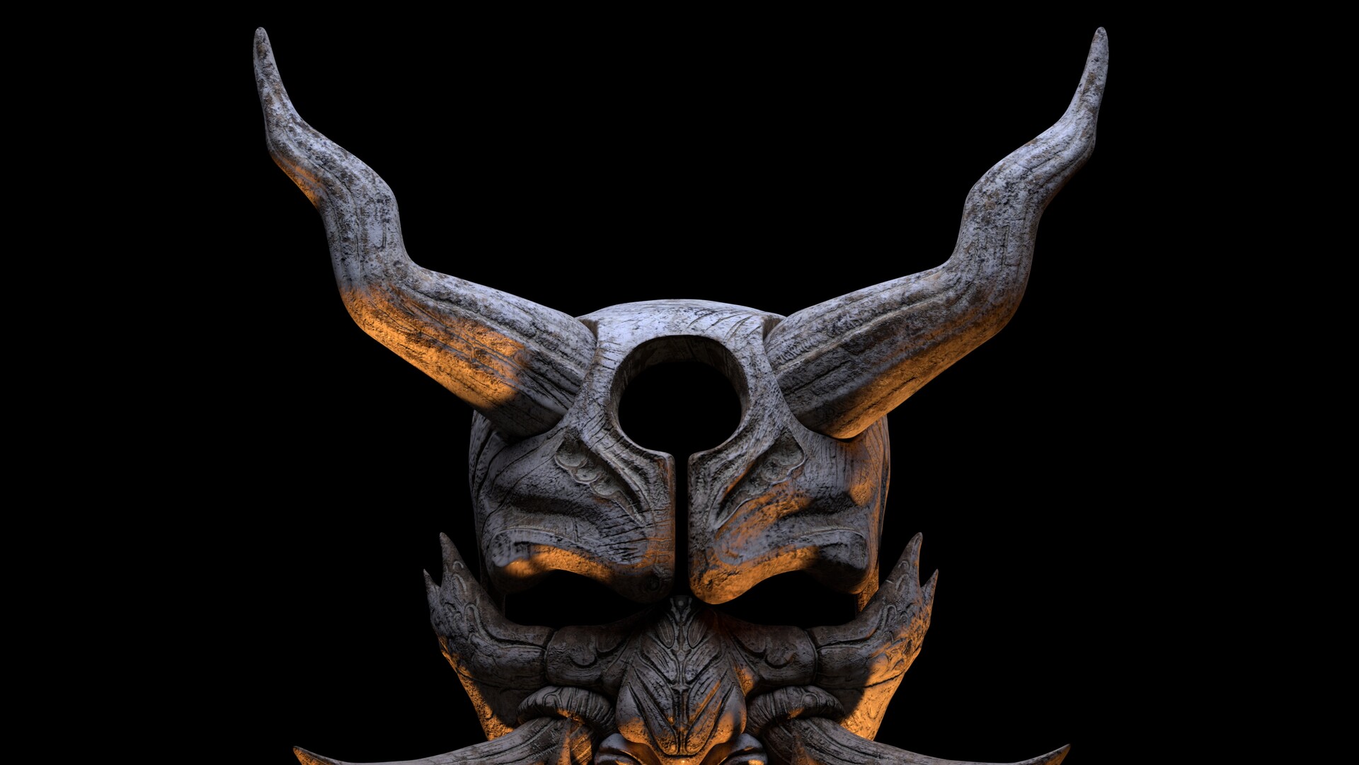 ArtStation - Oni Mask