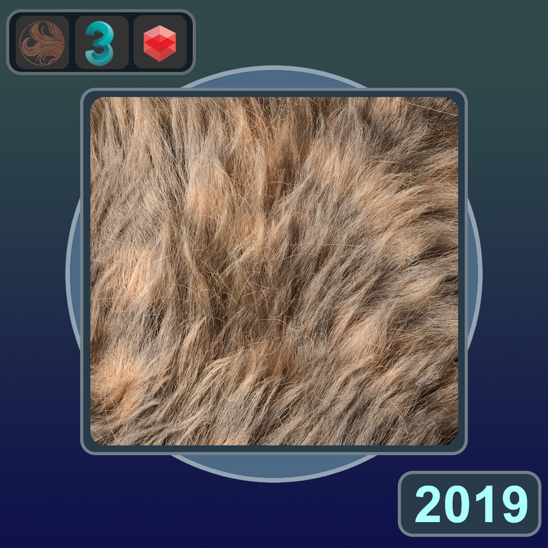 ArtStation - Fur (Redshift + Ornatix) (2019)