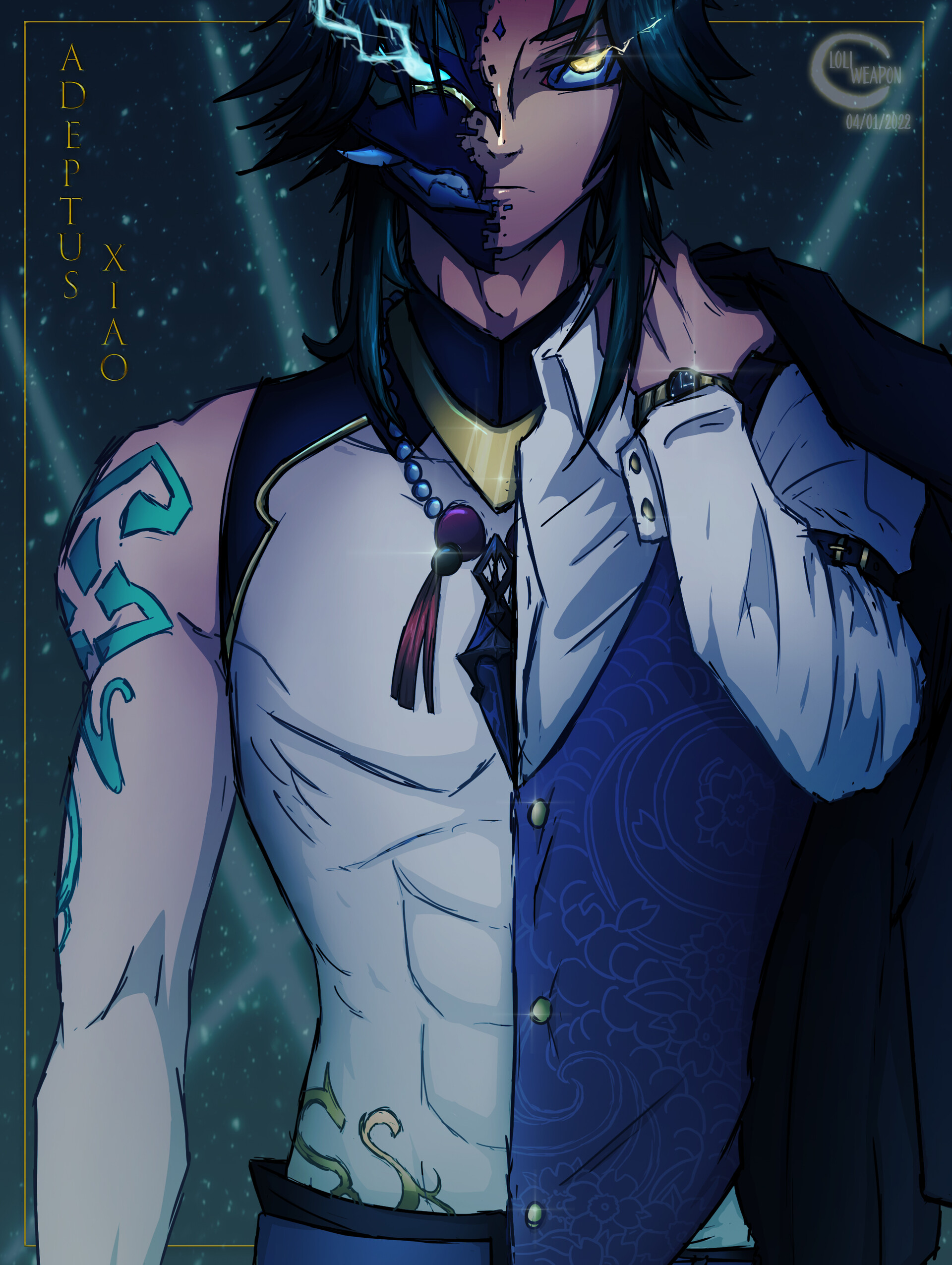 ArtStation - Adeptus Xiao Fanart