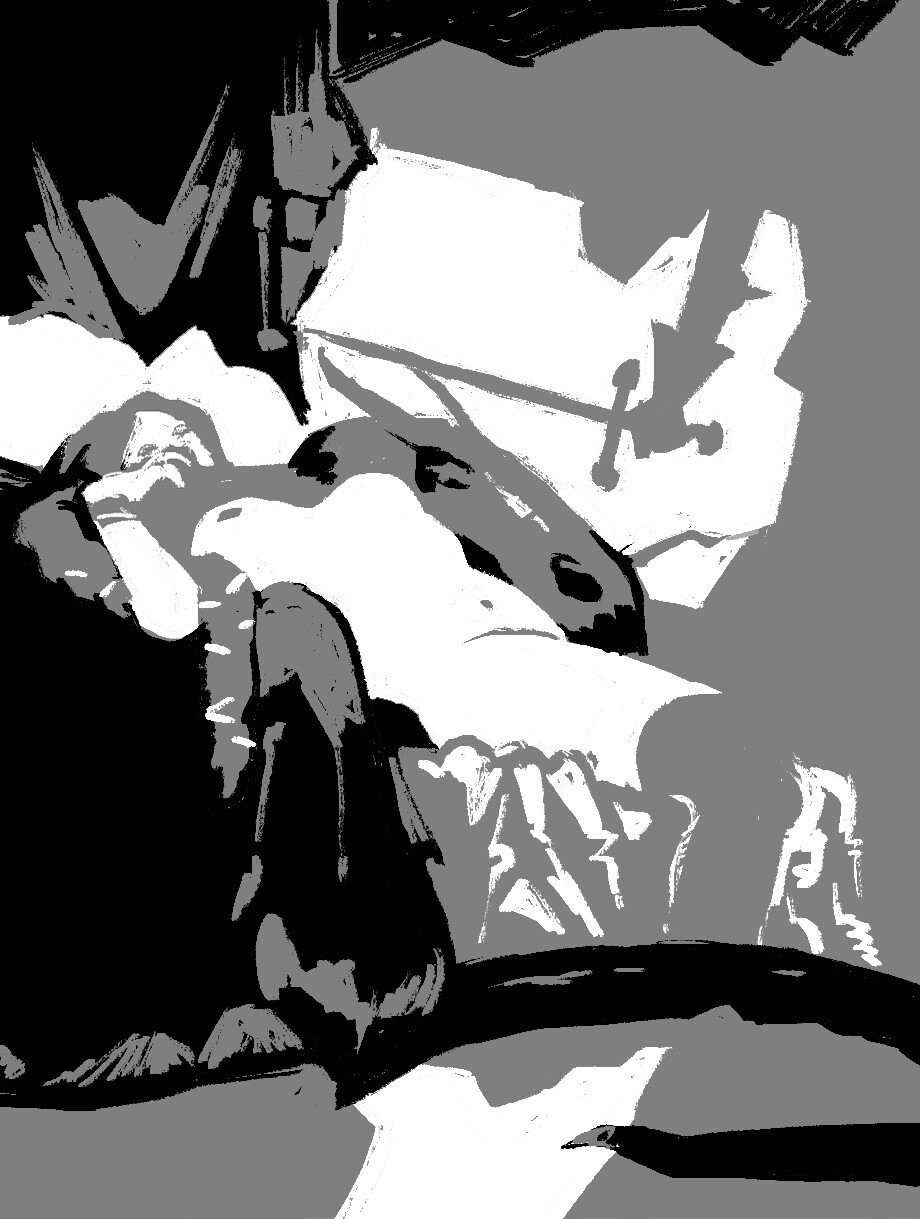 ArtStation - 3 value studies