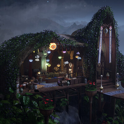 ArtStation - Delos' Divination Shop