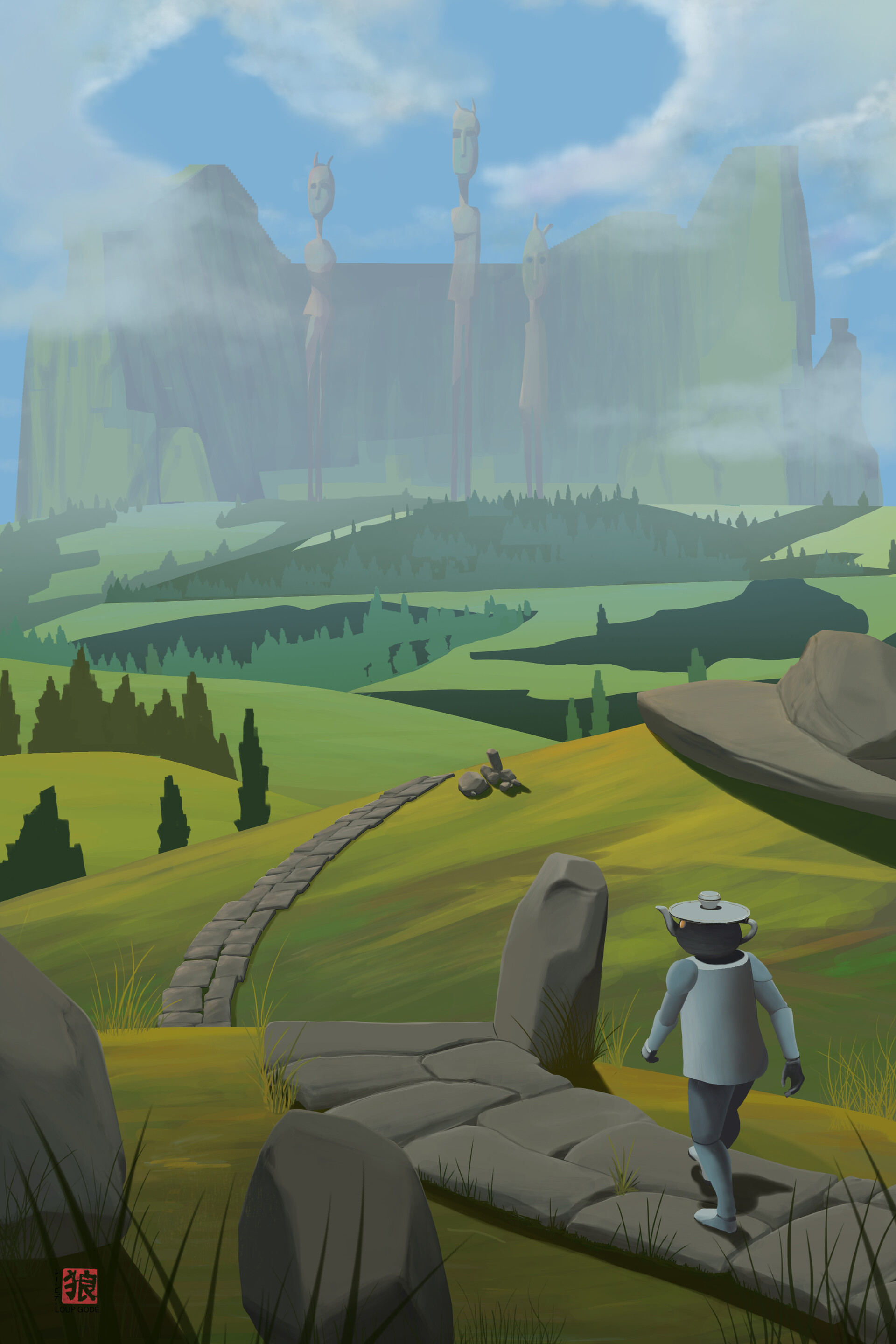 ArtStation - Teapot guy story