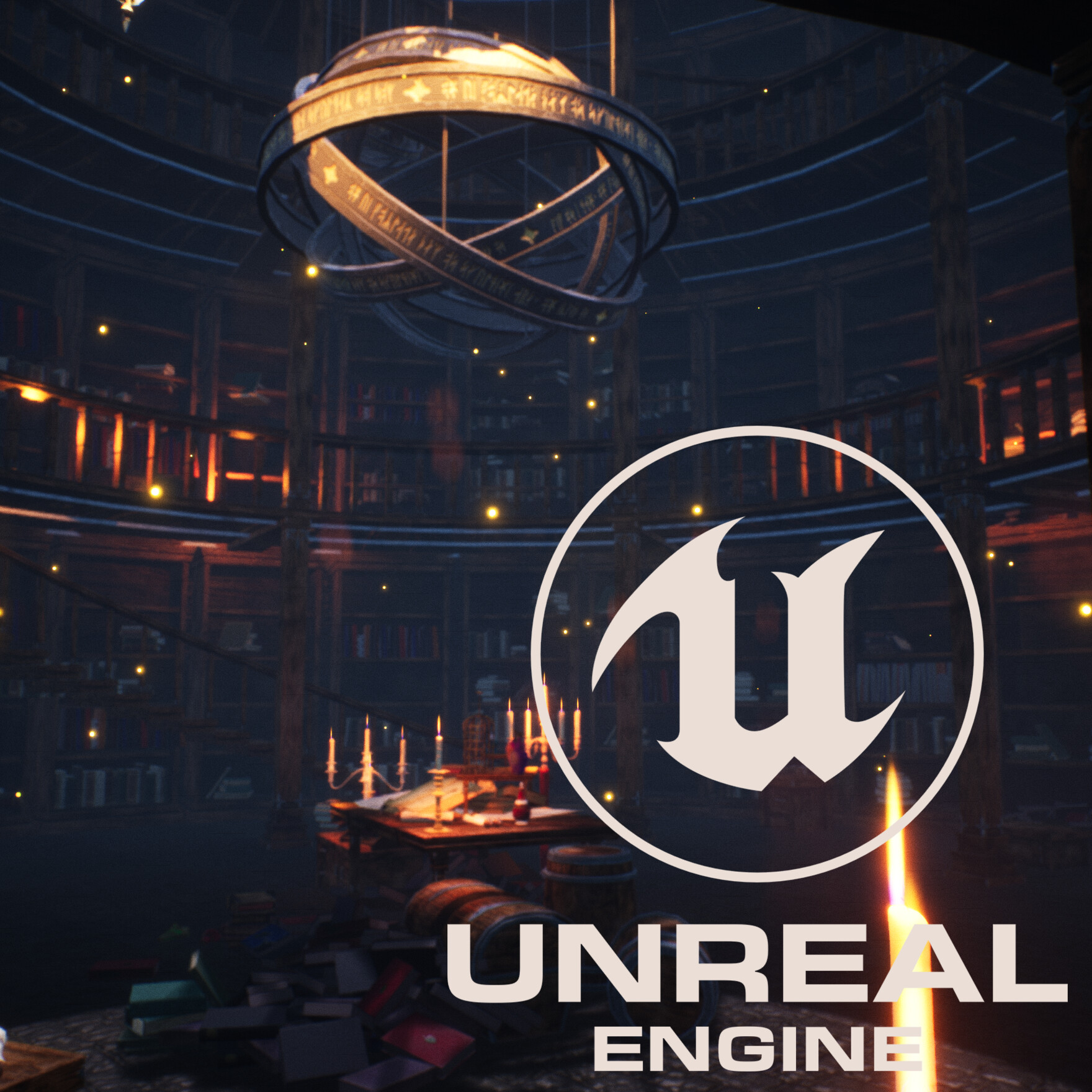 ArtStation - Wizard's Library - Unreal Engine