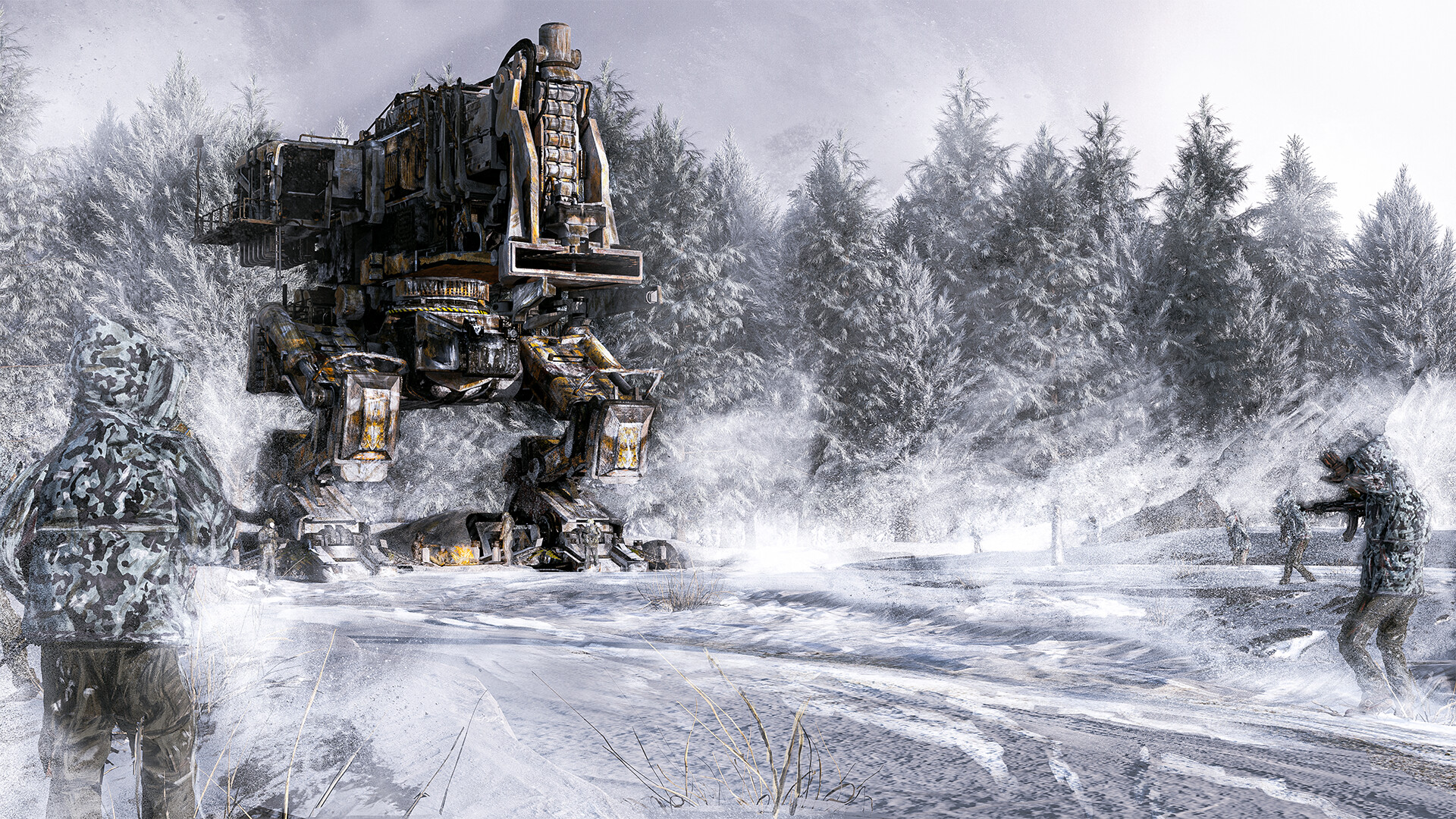 ArtStation - Snow Mech Art Concept