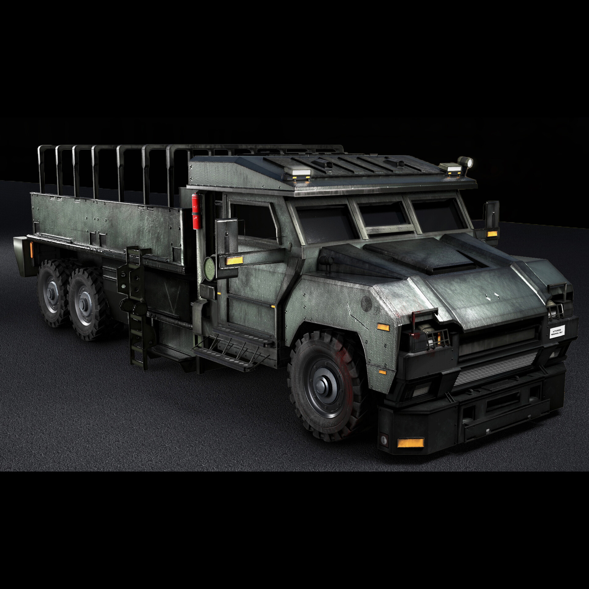ArtStation - Military troop transport truck