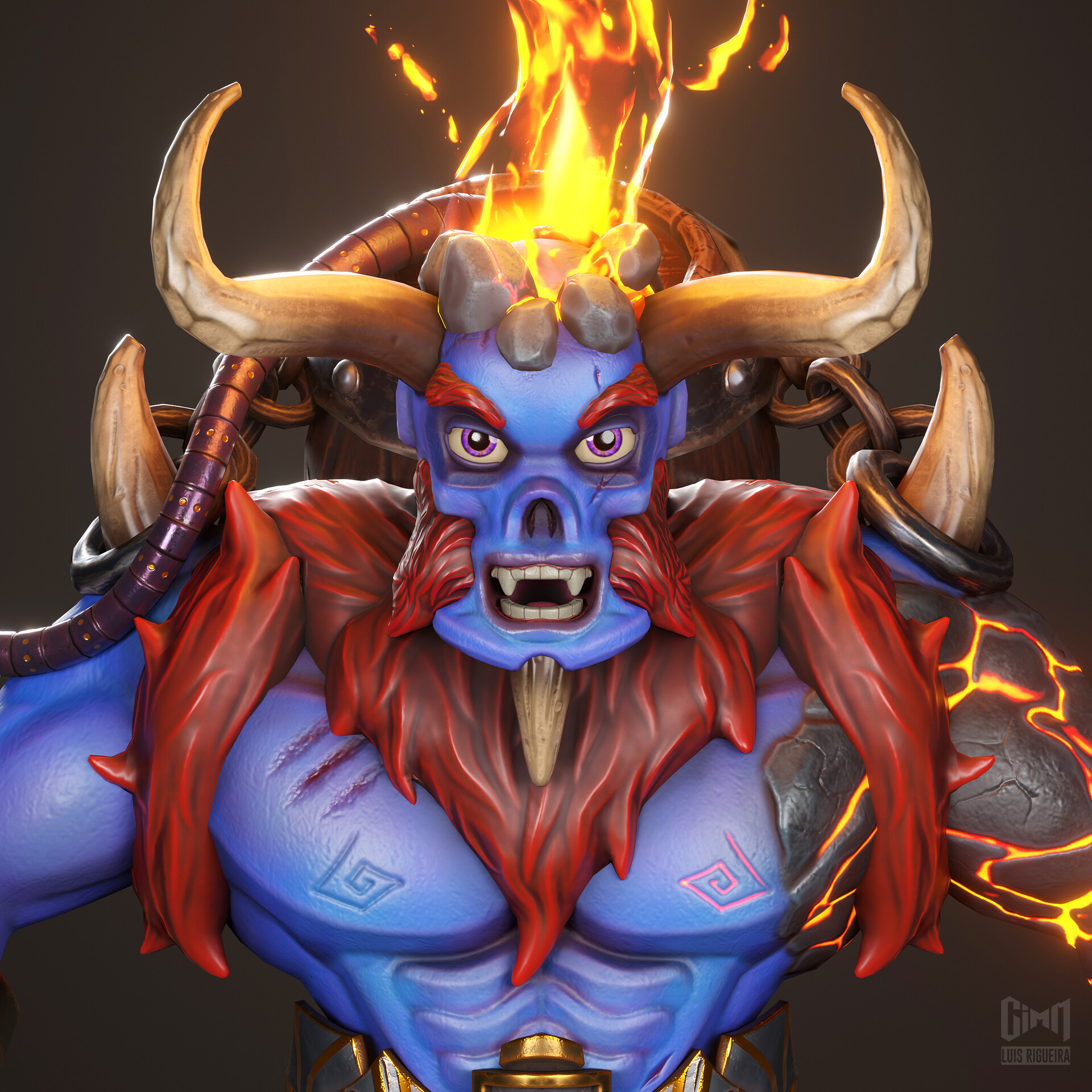 ArtStation - Fire Demon