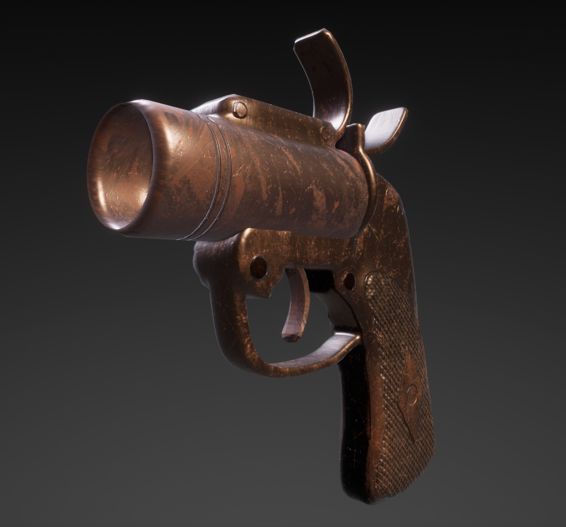 ArtStation - Flare Pistol, Type AN-M8 Prop Card