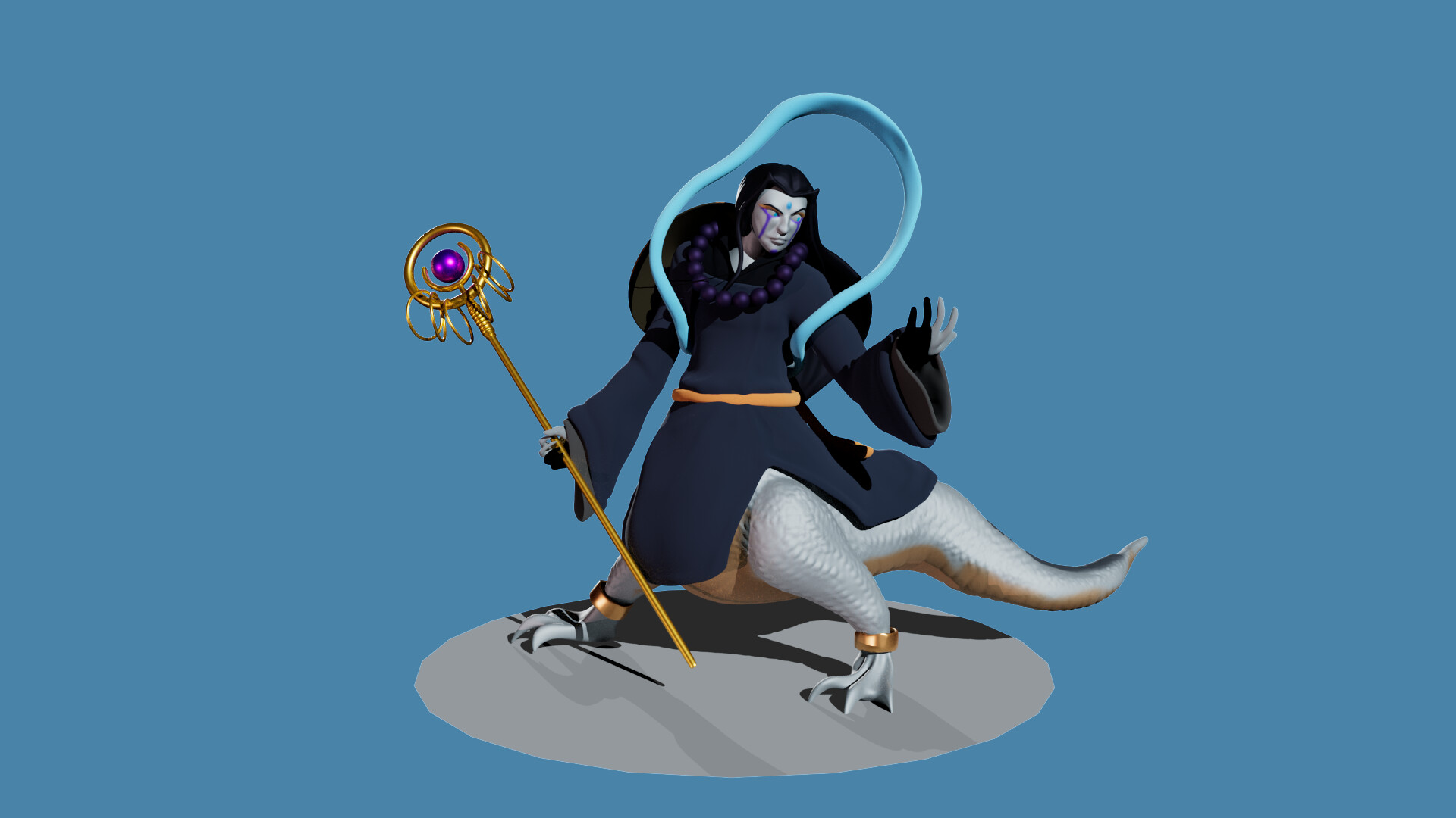 David Lin - Spirit and Student (Character Sculpt)