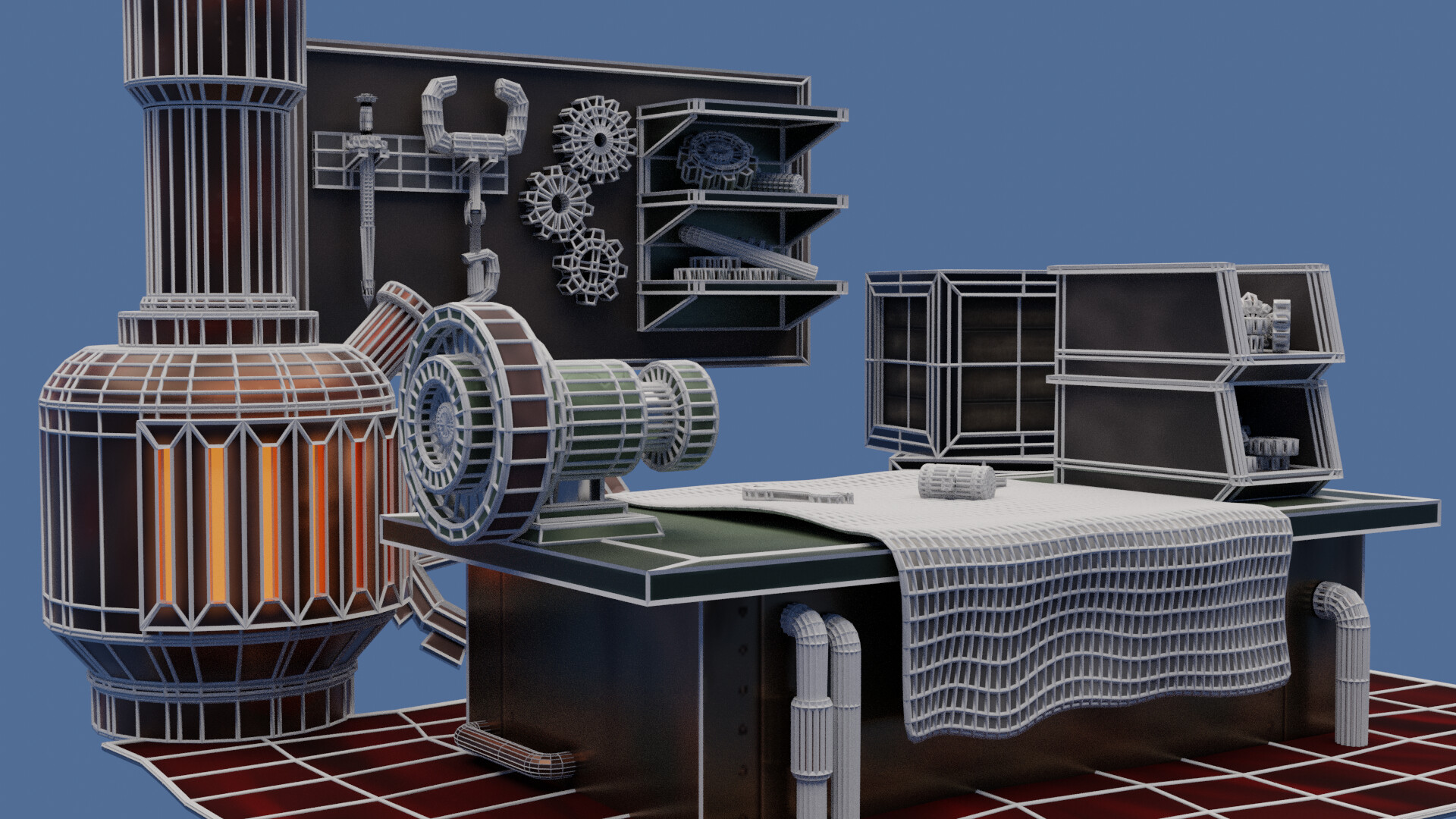 David Lin - Gearbot Shopkeep (Environment Modeling)