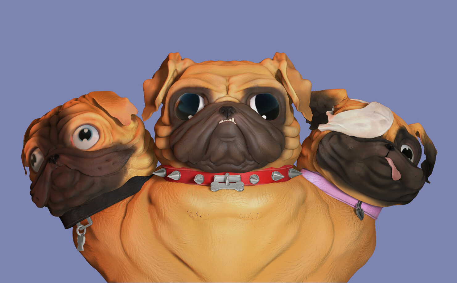 ArtStation - Cerberus Pug
